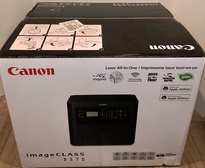 New Canon ImageClass D570 Wireless Monochrome All-in-one Laser Printer ...