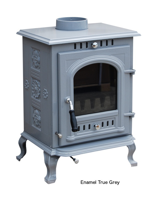 Enamel Cast Iron Stove 16 Colours! Multi Fuel Stove 5KW Stove Wood ...