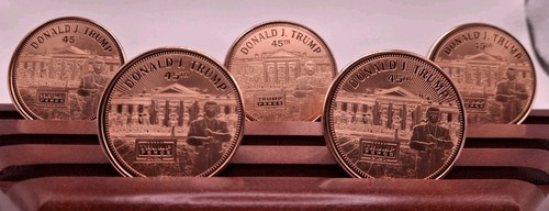 (5) Trump White House 1oz AVDP Copper Proof Like Rounds | eBay