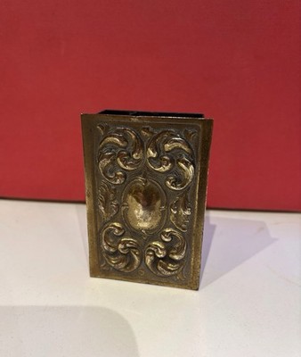 Trench Art Antique Brass Vesta Or Matchbox Cover | eBay UK