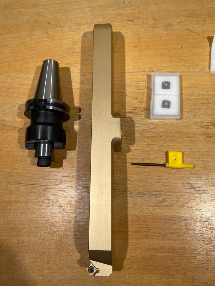 Large Fly Cutter 8-14" w/ CAT 40 Holder and SEHT PCD Inserts for ...