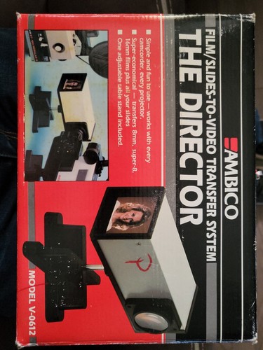 Ambico The Director Film Slide to Video Transfer System 8mm Super-8 ...