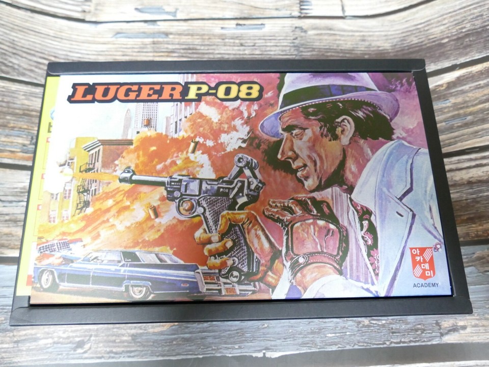 Academy Science Luger P08 Toy Real Gun Bullet Injection 6mm BB ...