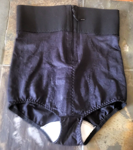 Size 38/4X Vintage Crownette High Waist Front Zip and Hook Panty Shaper ...