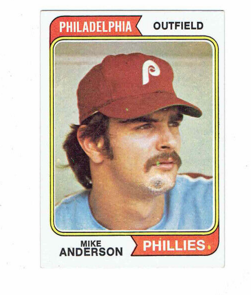 Mike Anderson Philadelphia Phillies OF #619 TCG 1974 #Baseball Card | eBay