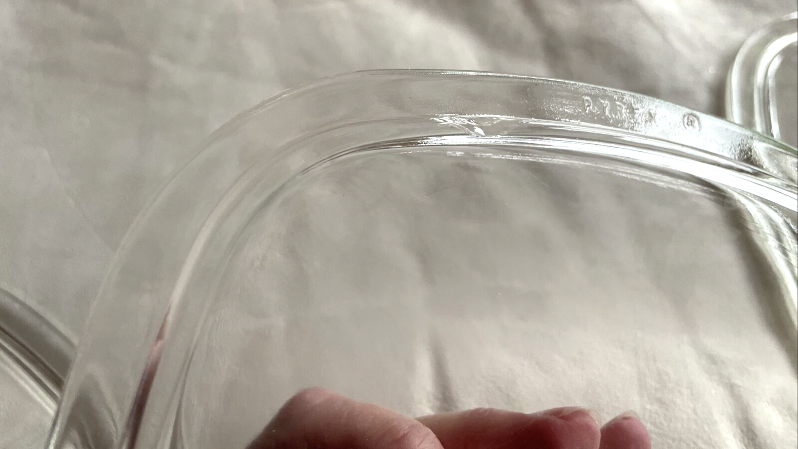 Lot of 3 Vintage Pyrex Square Glass Lid Fin Handle RARE CORNING ...