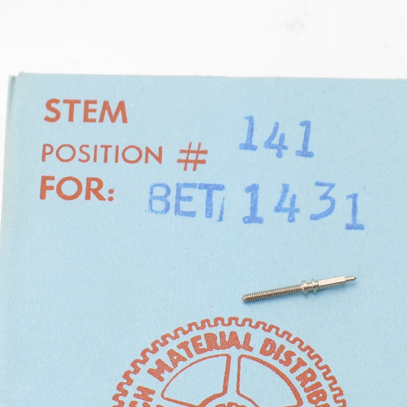 EB 1431 Bettlach 1226 Watch Winding (1) Stem Part Bestfit 200/141 ...