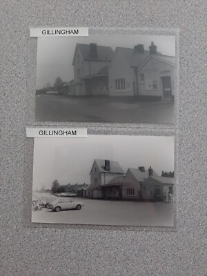 Gillingham Railway Station,Dorset,Photographs x2 | eBay