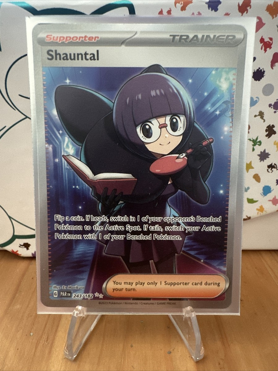 Shauntal Pokemon Svart Pokemon Shauntal 243/182 Paradox Rift