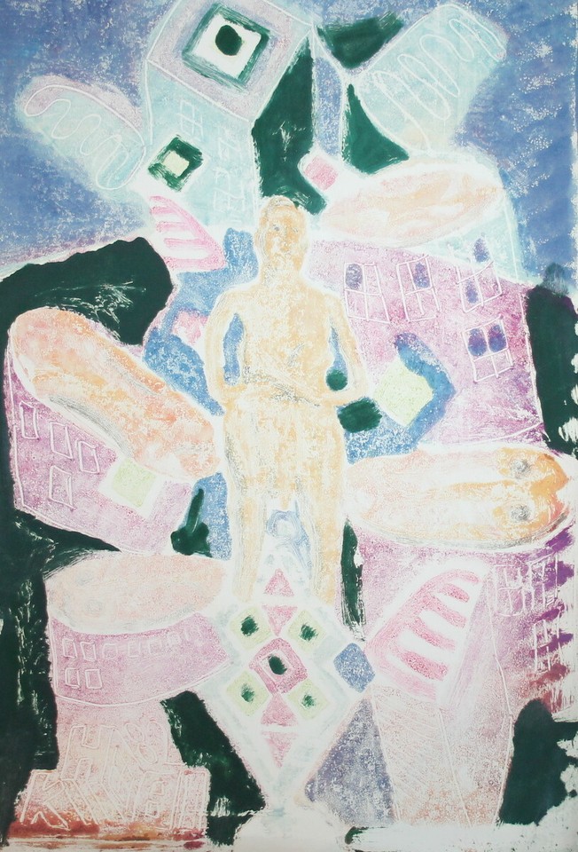 1982 Abstract pring woman figure signed | eBay