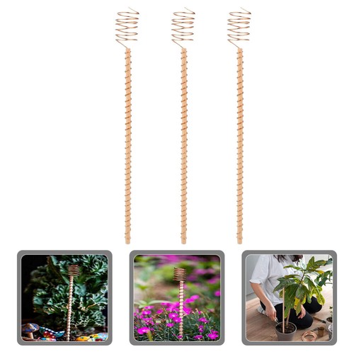3 Pcs Copper Coil Antenna Gardening Wire Electroculture Antennas for ...