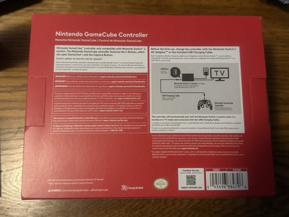 Nintendo Switch 2 Official GameCube Controller Nintendo Switch Online ...