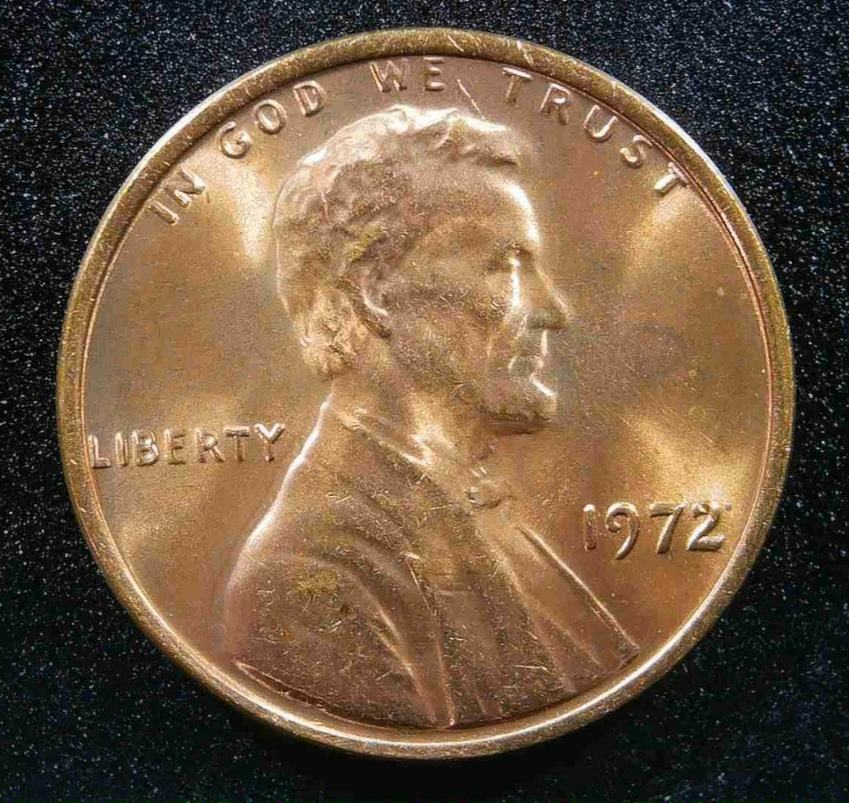 1972 DDO Lincoln Cent-- Variety, Error, Doubled Die, Red, UNC | eBay