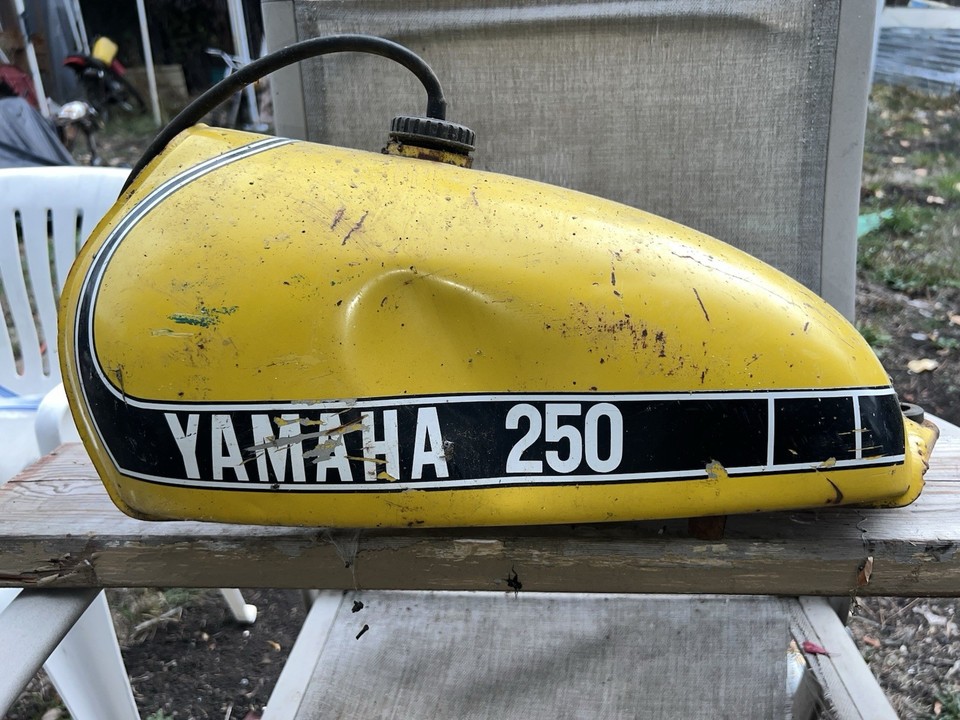 Yamaha OEM MX250 MX 250 MX360 SC500 1974 Steel Fuel Tank | eBay
