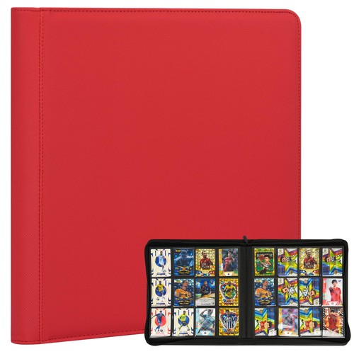 Trading Card Binder 480 Pockets, 12 Pockets Card Binder, Side Loading ...