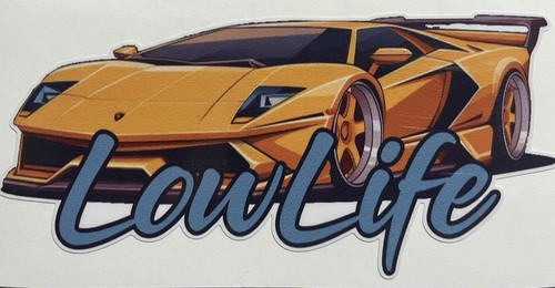 Lowlife Decal Sticker Airride Bagged Low Life rider Slammed For ...