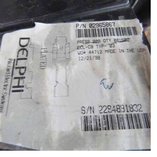DELPHI 2965867 Qty of 100 per Lot 56 Series Female Terminal for 16-14 ...