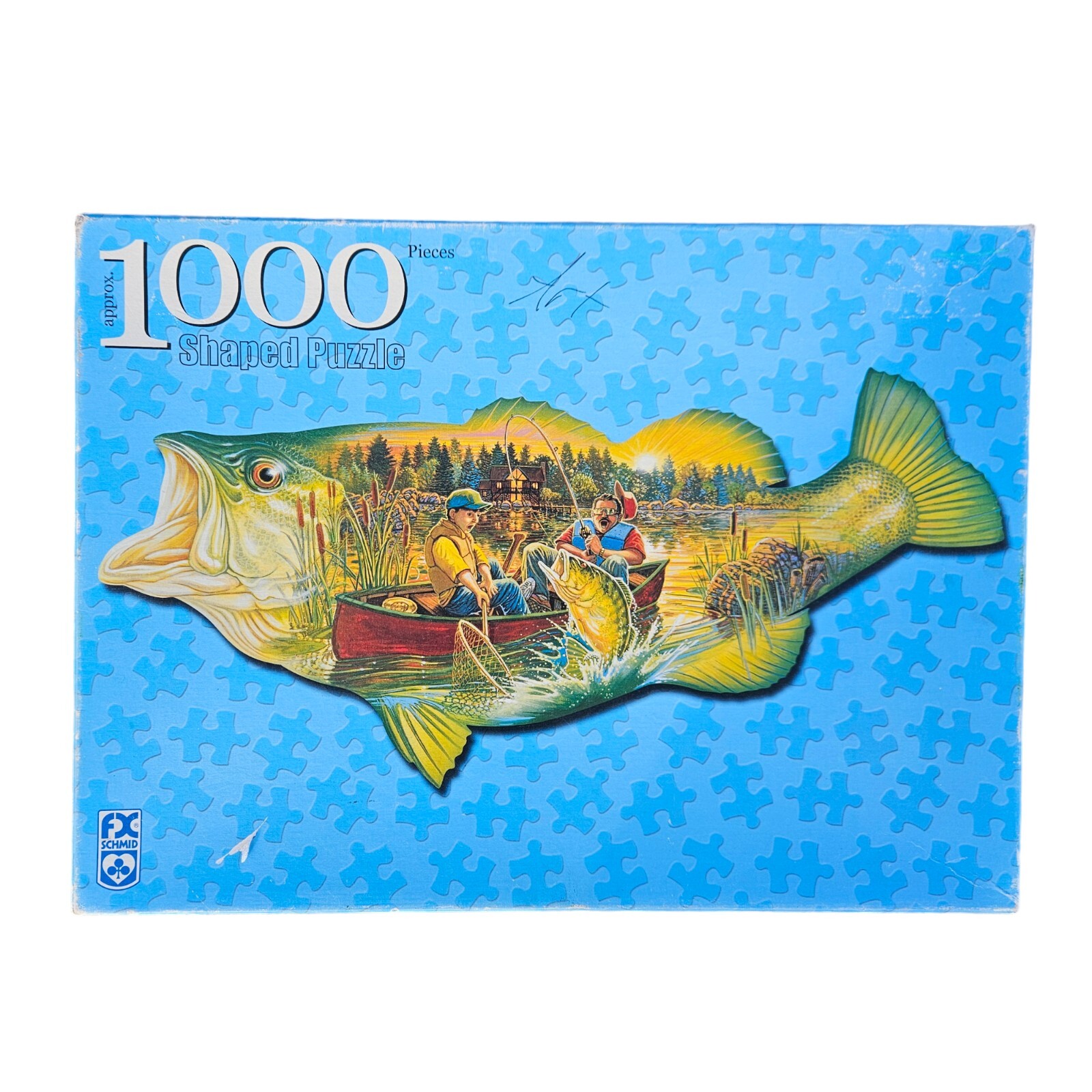 Bass Fish Puzzle Vintage Y2K Fish Shaped | eBay