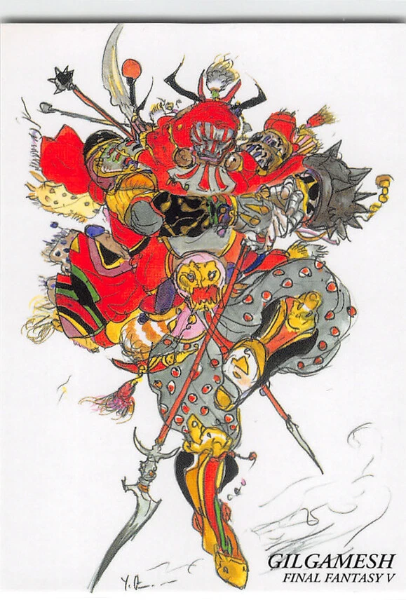 Gilgamesh Final Fantasy Art