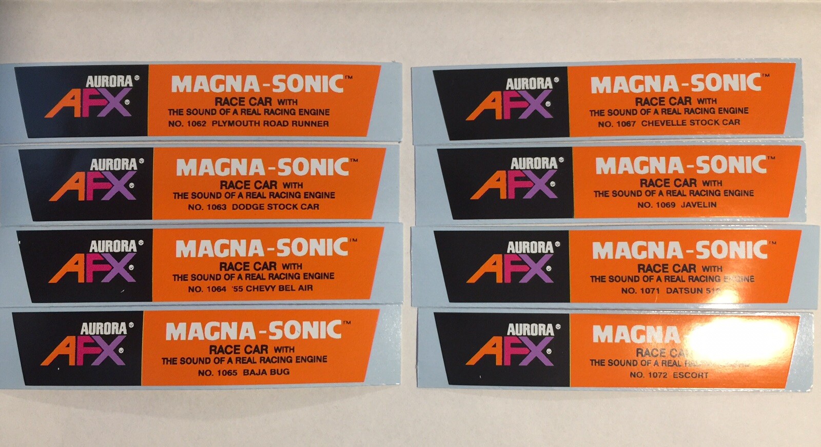 1 (ONE) Aurora AFX Magna-Sonic Cube Decal. Pre-Cut, Self Adhesive Vinyl ...
