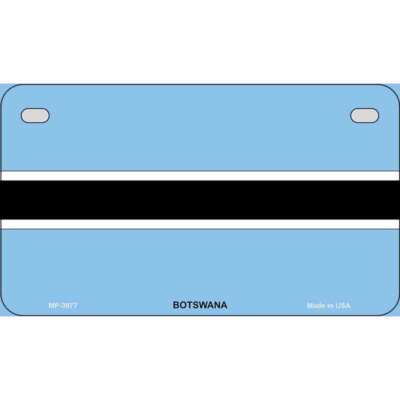 Botswana Flag Novelty Metal Motorcycle Plate MP-3977 | eBay