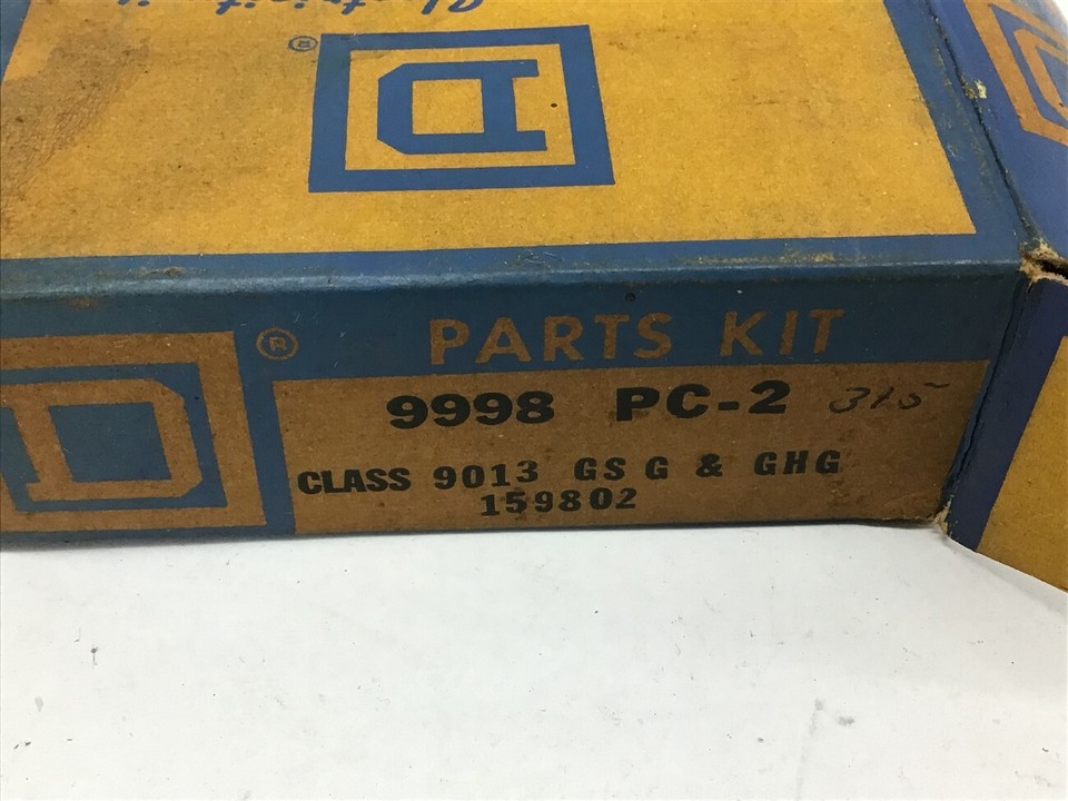 Square D 9998 PC-2 Parts Kit Class 9013 GS G & GHG | eBay