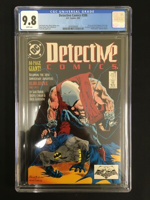 Detective Comics #598 CGC 9.8 (DC 1989) 80-page giant! Batman 50th ...