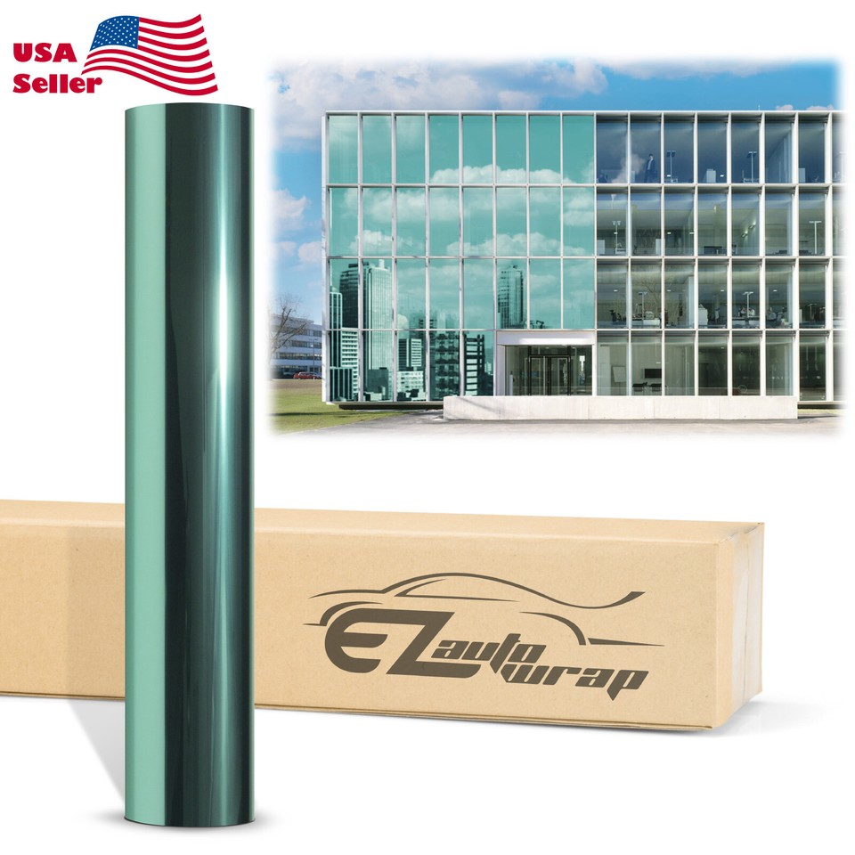 Window Tint One Way Mirror (Chrome Style ONLY) UV Heat Reflective Home ...