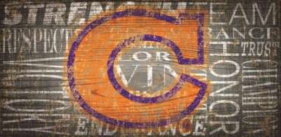 CLEMSON UNIVERSITY TIGERS HERITAGE WORD COLLAGE TEAM LOGO WOOD SIGN ...