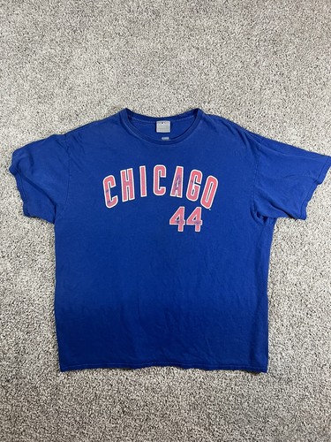 RIZZO CHICAGO CUBS THROWBACK MENS SHIRT JERSEY BLUE MAJESTIC | eBay