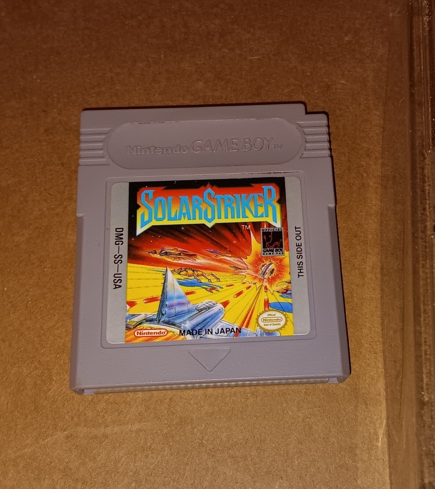 Original Gameboy Solar Striker Game With Box | eBay