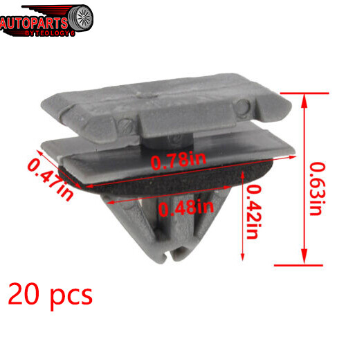 20x Rocker Molding Clips Retainers for Buick Chevy GMC Pontiac Saturn ...