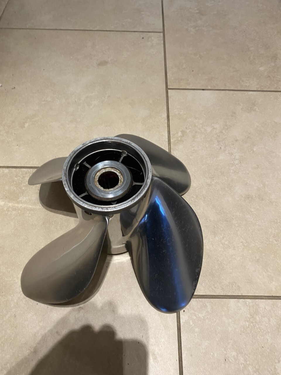 4 BLADE 15 X 20P POWERTECH SS PROP, Off Yamaha 200hp Single | eBay