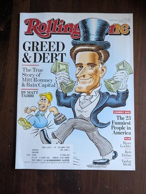 Rolling Stone Magazine September 13 2012 Mitt Romney M109 | eBay
