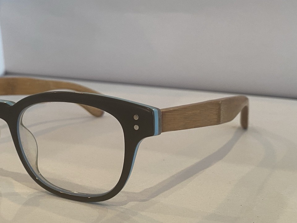 Beausoleil Studio FB WHG7 Eyeglasses – Khaki / Sky Blue – Bamboo ...