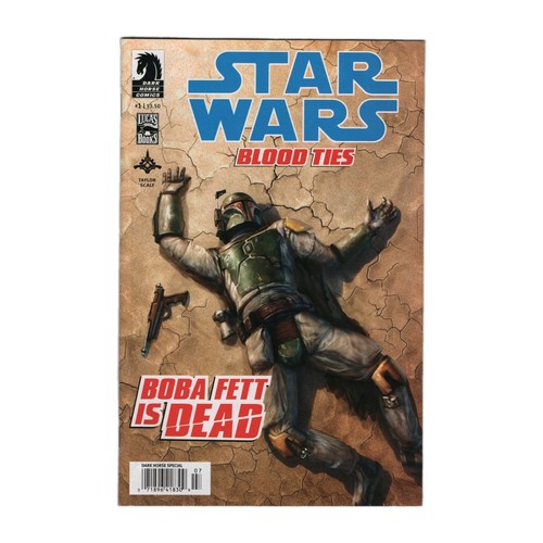 Star Wars Blood Ties 1 Boba Fett is Dead Newsstand Variant Dark Horse ...