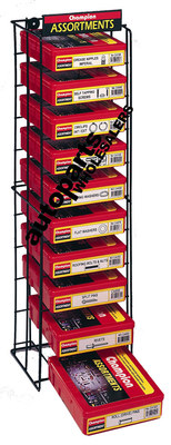 CHAMPION KIT STORAGE SYSTEM 10 TIER ASSORTMENT DISPLAY STAND (KITS NOT ...