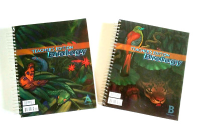 BJU Press Biology Teacher's Editions A and B Third Edition Homeschool ...