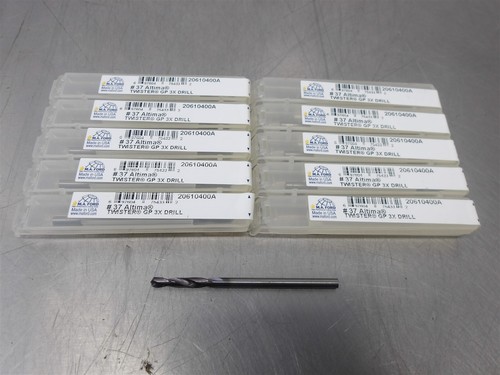 10 NEW! MA Ford #37 Carbide Drill 3xD 20610400 | eBay