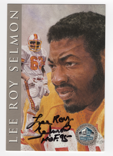 Lee Roy Selmon 1998 Football Hall Of Fame Signature Autograph Post Card ...