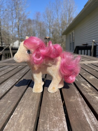 Vintage My Little Pony G1 1986 So Soft Heart Throb Pink Fuzzy Pegasus ...