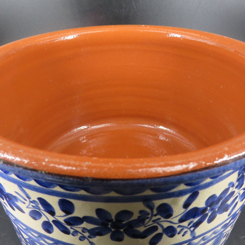 Vintage XL DEEP DISH REDWARE RED CLAY TERRACOTTA POTTERY OPEN BAKING ...