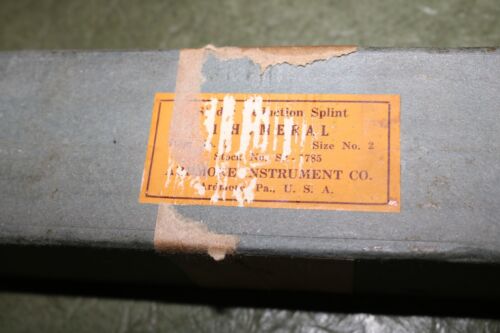 NOS unissued US Navy medical dept WWII Stader reduction splint Humeral ...