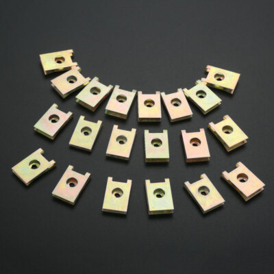 40Pcs Car Fastener Clips Screw Base U Type J98 Nut Mounting Fastener ...