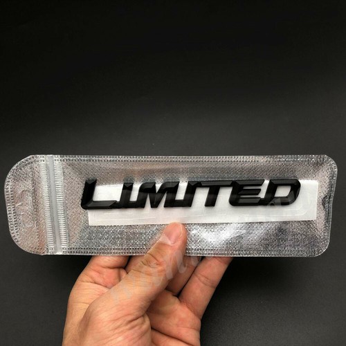 Black Metal Limited Edition Luxury Emblem Badge Trunk Sport Car Decal ...