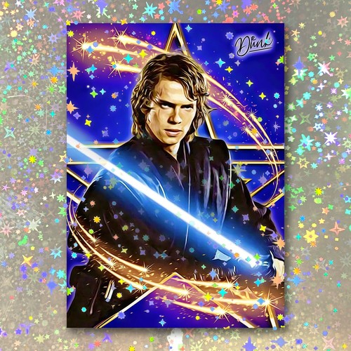 Anakin Skywalker Holographic Star Role Sketch Card Limited 1/5 Dr. Dunk ...