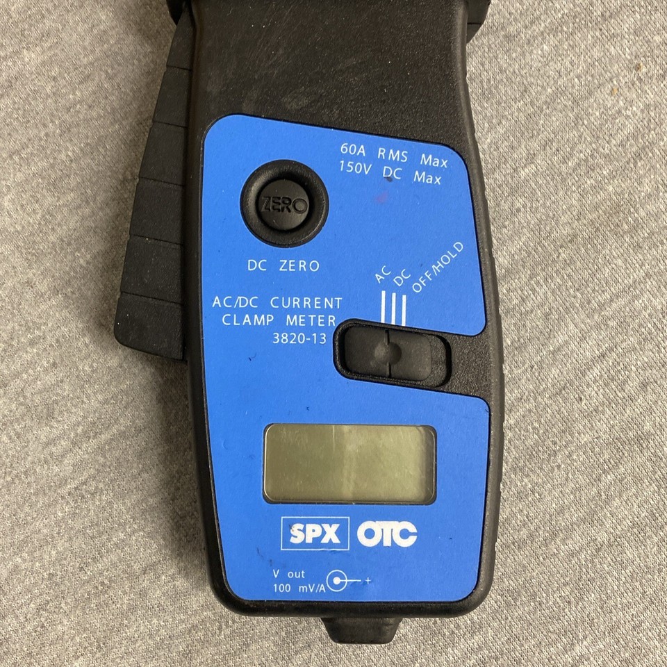 SPX OTC Low-Range Amp Probe Clamp Meter 3820-12 | eBay