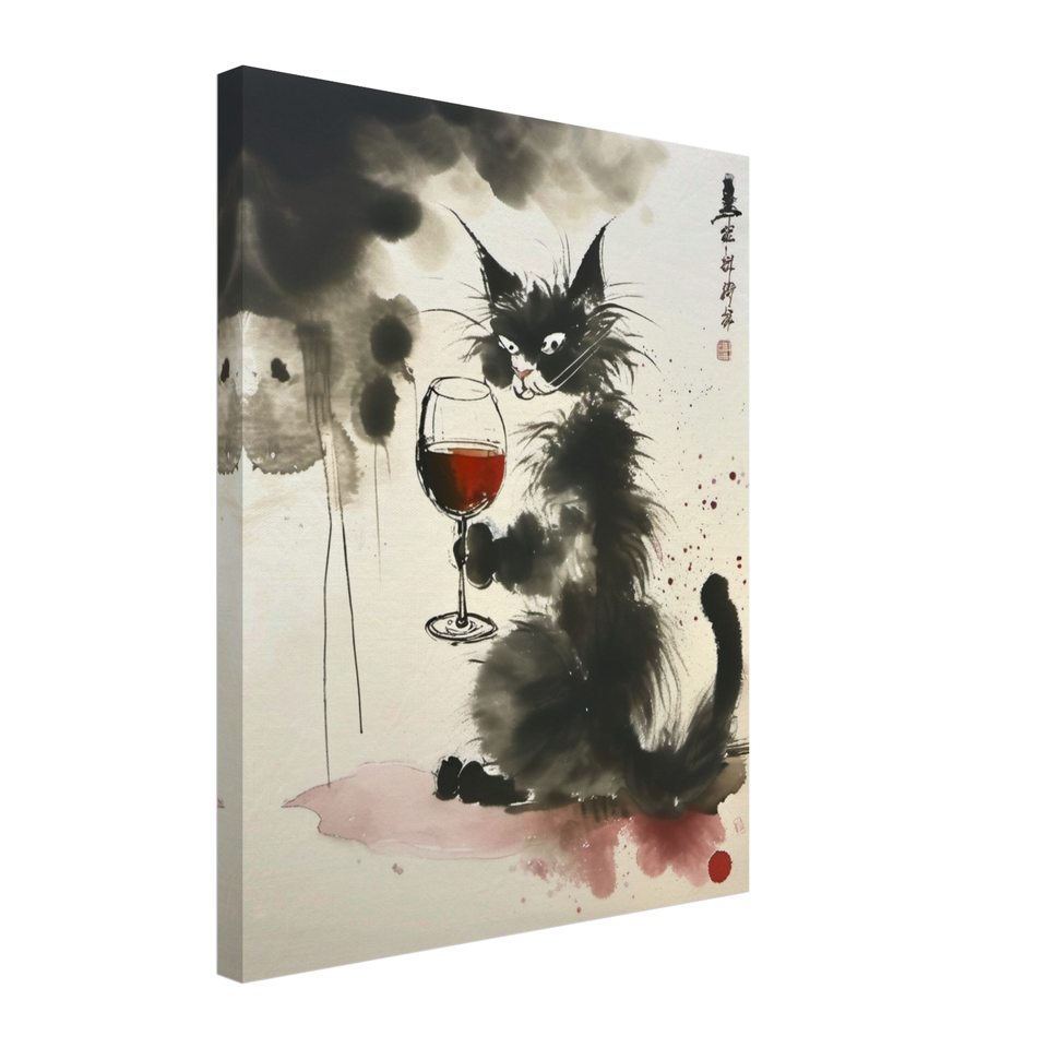 Grumpy Cat Canvas Wall Art Canvas 16x20 Home Decor Unique Gift for Cat ...