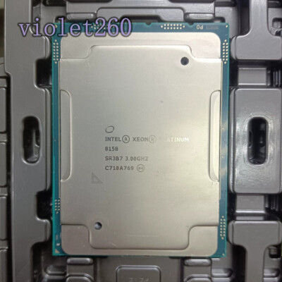 Intel Xeon Platinum 8158 SR3B7 3.0GHz 12Cores 150W LGA3647 CPU ...
