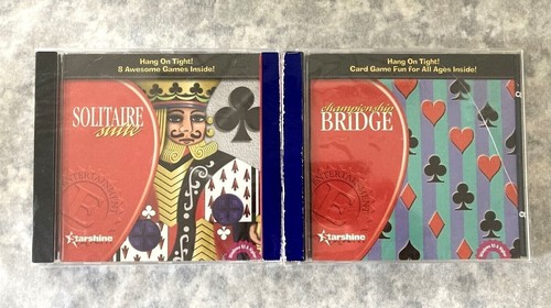 Twin-Pak Starshine Software Championship BRIDGE SOLITAIRE Suite CD-ROM ...